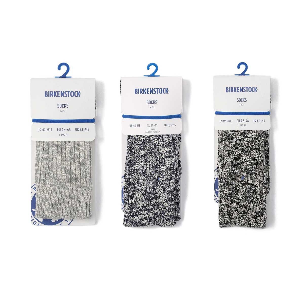 BIRKENSTOCK / Cotton Slub Socks (Men's) Bluck