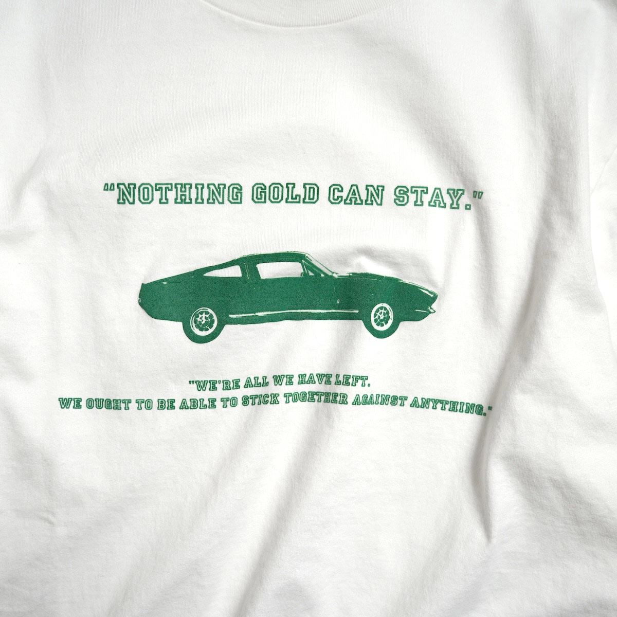 JANE SMITH / NOTHING GOLD CAN STAY S/S T-SHIRT (White)