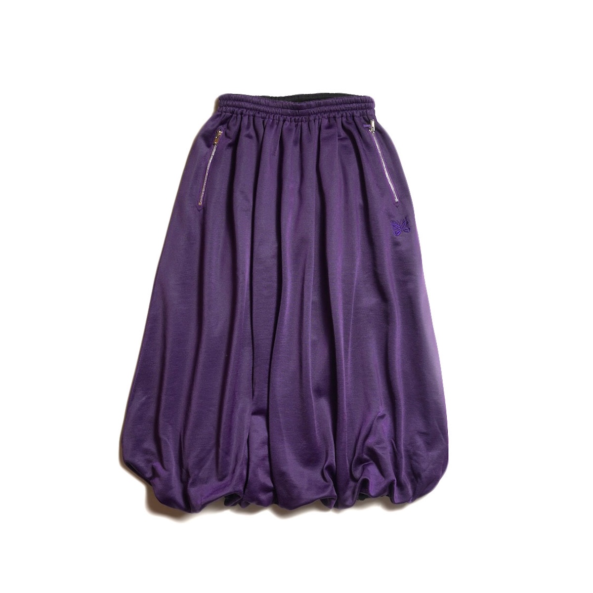 Needles / Balloon Track Skirt - Bright Jersey (Purple)