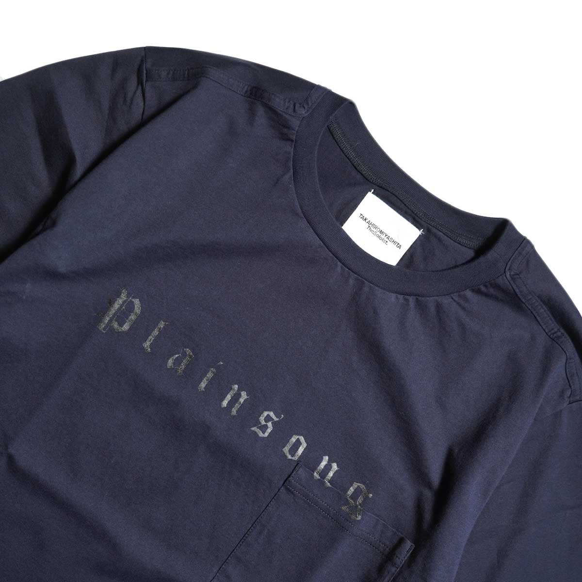 The Soloist / s/s tee. - plainsong (Navy)